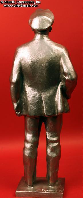 Collect Russia Lenin, full height, a standing statue in Silumin alloy ...