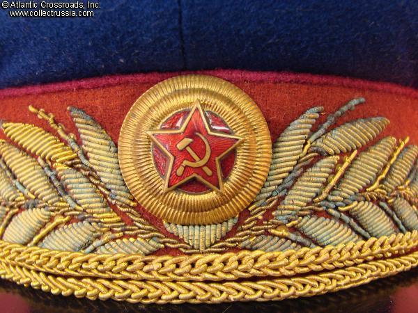 Collect Russia M 1943 NKVD State Security General dress visor hat, 1943 ...